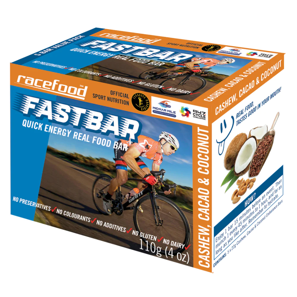 COCONUT, CACAO & CASHEW - FASTBAR - BOX OF 5 – Racefood