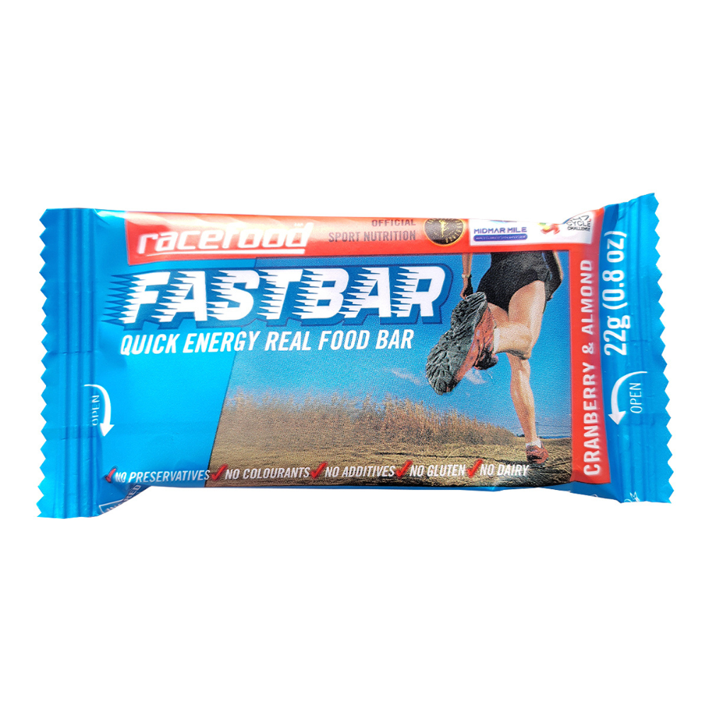 CRANBERRY & ALMOND - FASTBAR - BOX OF 5 – Racefood