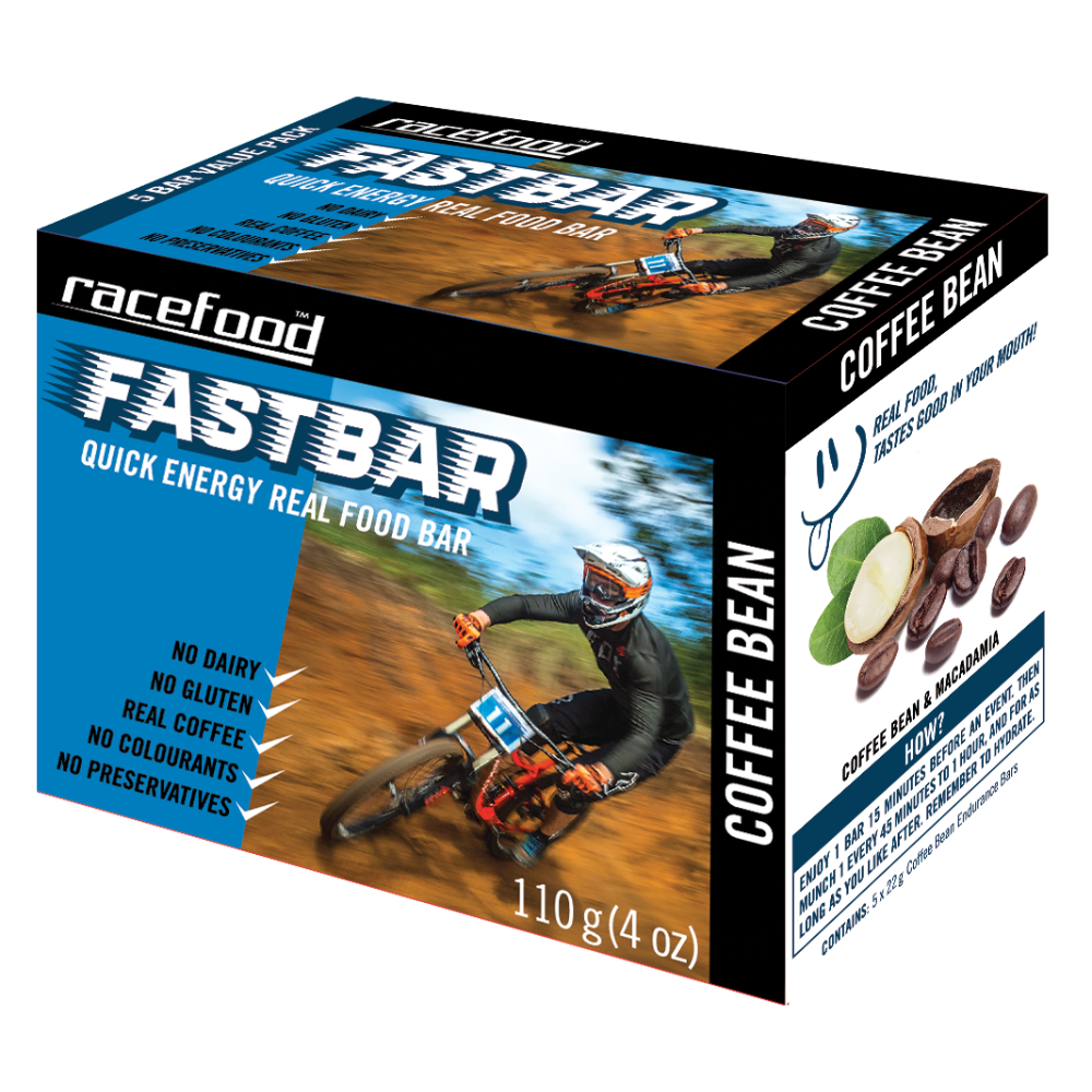 COFFEE BEAN - FASTBAR - BOX OF 5 – Racefood